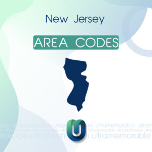 New Jersey Area Codes (732, 848) - Ultra Memorable