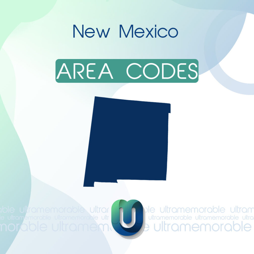New Mexico Area Code (575) - Ultra Memorable